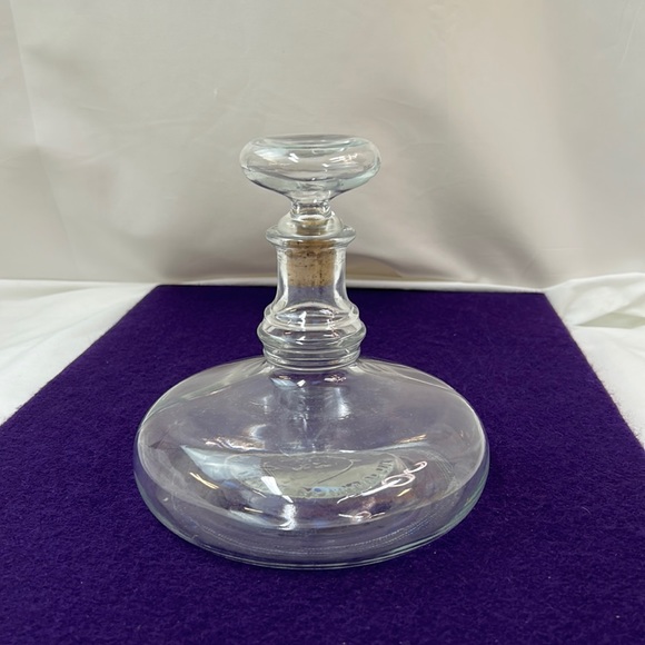 Vintage | Accents | Vintage Mid Century Ufo Wide Bottom Clear Glass ...